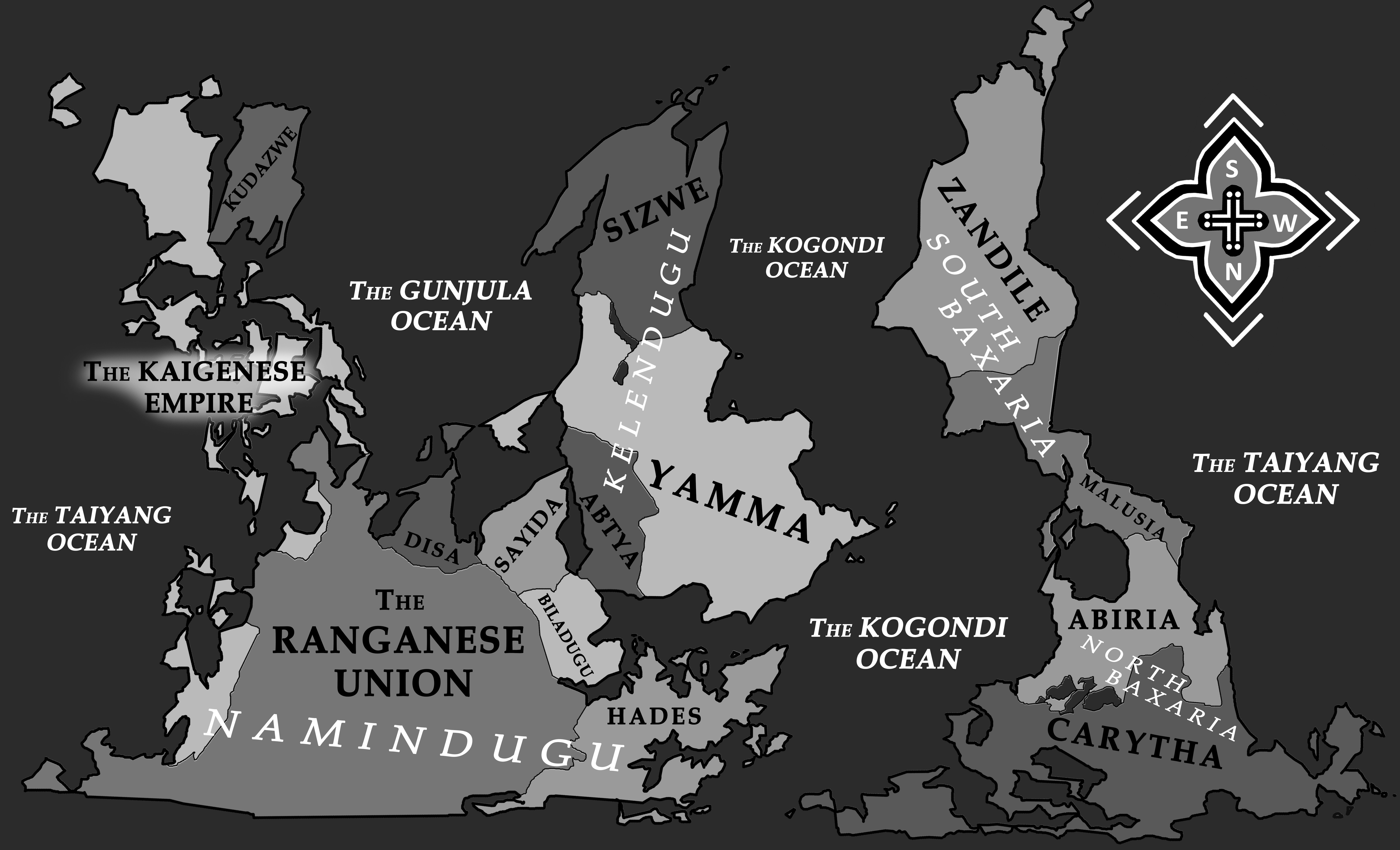 Map of Duna – M. L. Wang Books